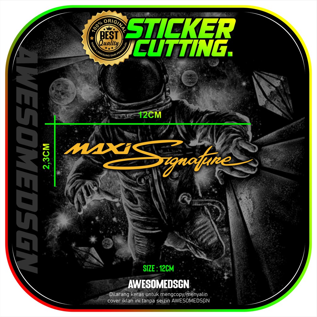 Yamaha maxi signal cutting sticker | Shopee Malaysia