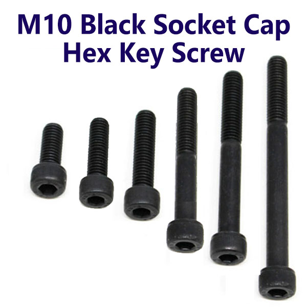 M10 Black Socket Cap Hex Key Screw/M10 Screw HEAD ALLEN KEY SCREWS ...