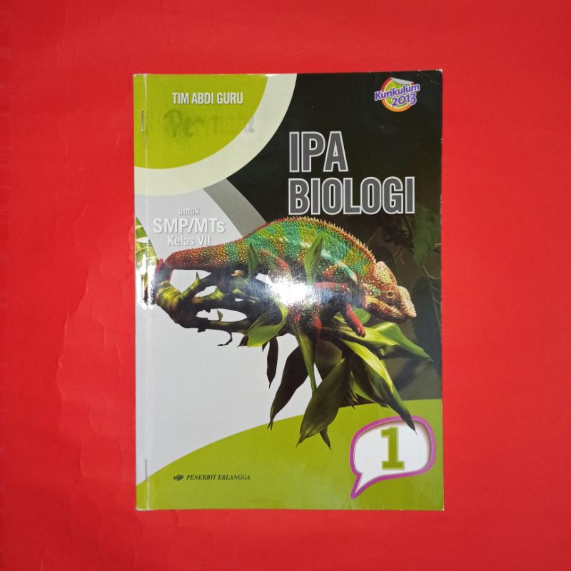 Biology science textbook for junior high school class 1 k13 | Shopee ...