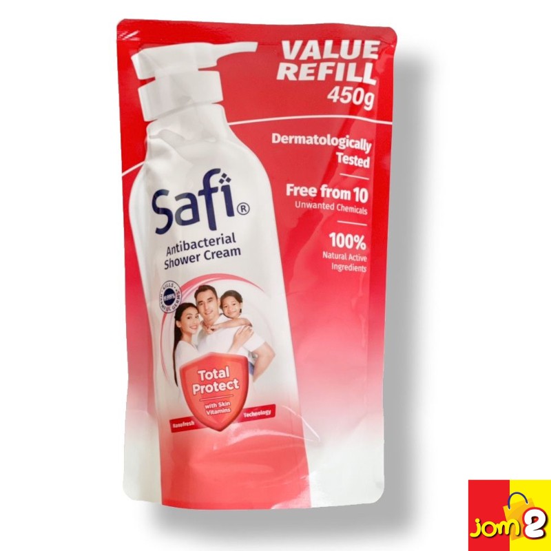 Safi Antibacterial Shower Cream Total Protect 450g/850g | Shopee Malaysia