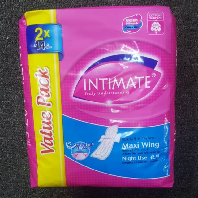 Intimate Maxi Wing Night Use 28cm (28 pads) | Shopee Malaysia