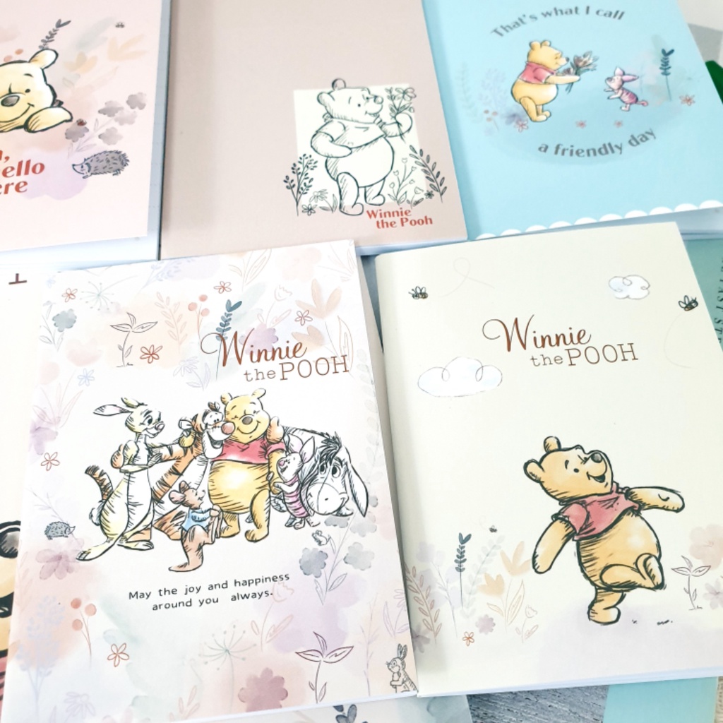 Winnie The Pooh Pocket Notebook 5pcs Small Disney The Notepad Eeyore ...