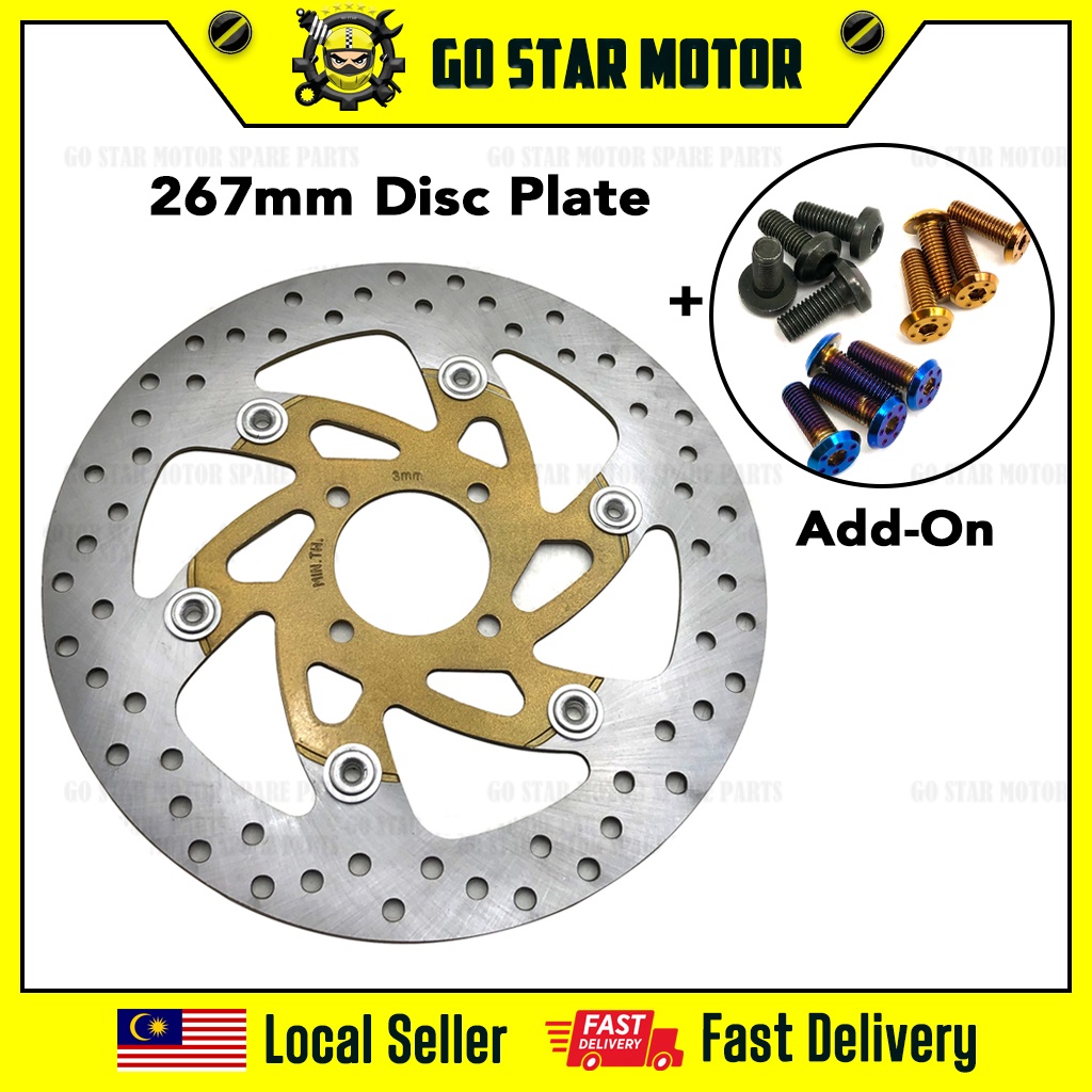 YAMAHA Y125ZR 125ZR LC135ES LC135 5S Y15ZR Y15 STD BIG FRONT DISC PLATE ...