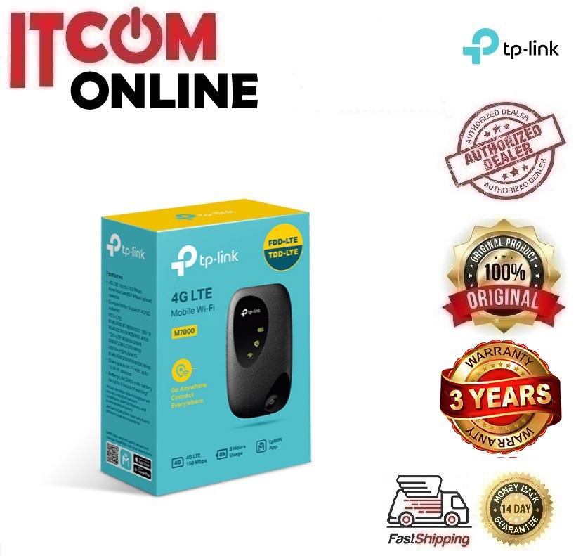 TP-LINK 4G LTE WIFI N300 MOBILE MODEM ROUTER (M7000) | Shopee Malaysia