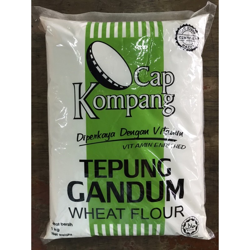 Tepung Gandum Cap Kompang 1kg | Shopee Malaysia