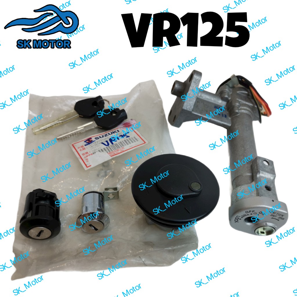 Suzuki VR125 VR 125 Original Ignition Main Switch / Full Set Switch ...