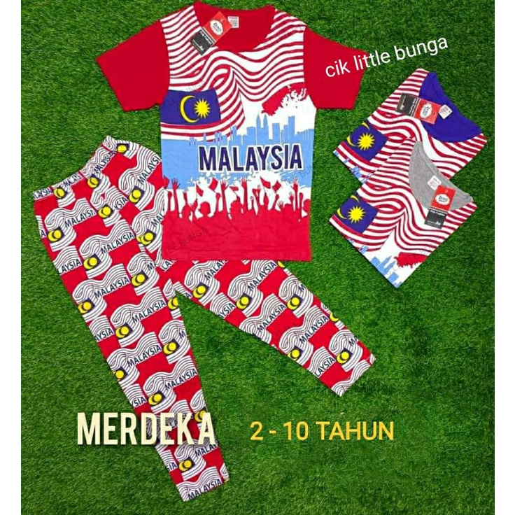 Set Baju Merdeka Budak Bendera Malaysia | Shopee Malaysia