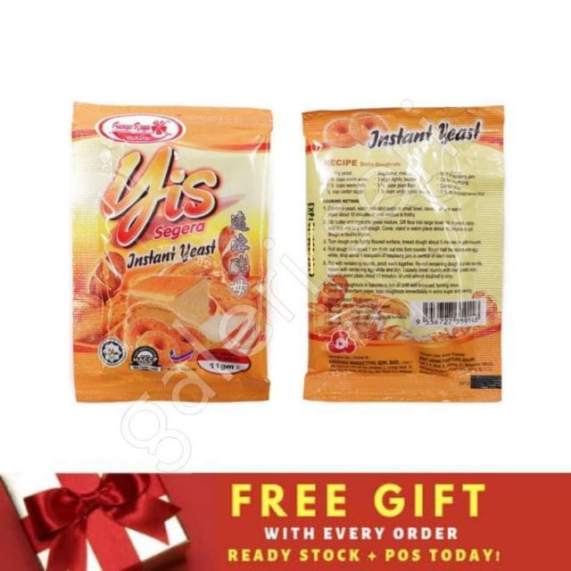 BUNGA RAYA Instant Yeast - Yis Segera (11g) | Shopee Malaysia