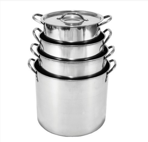 🔥Hot Item🔥[READY STOK] 8pcs Deep Stainless Steel 24/26/28/30cm Stock ...