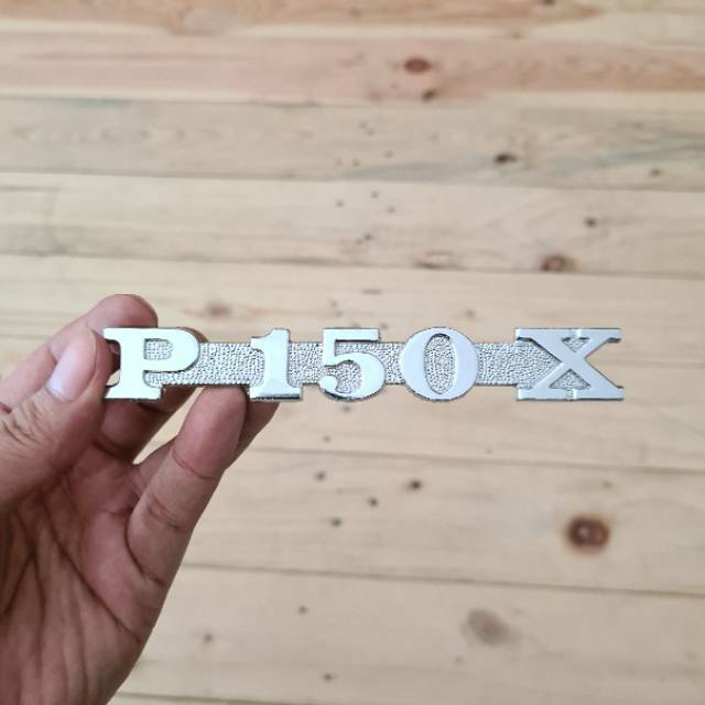Imported Grade A Standard Chrome Vespa P150X Emblem | Shopee Malaysia