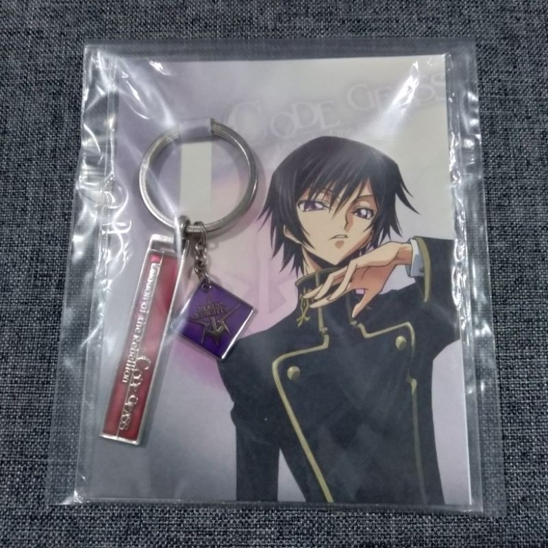 Code geass - Lelouch of the rebellion metal keychain Movic 2006 ...