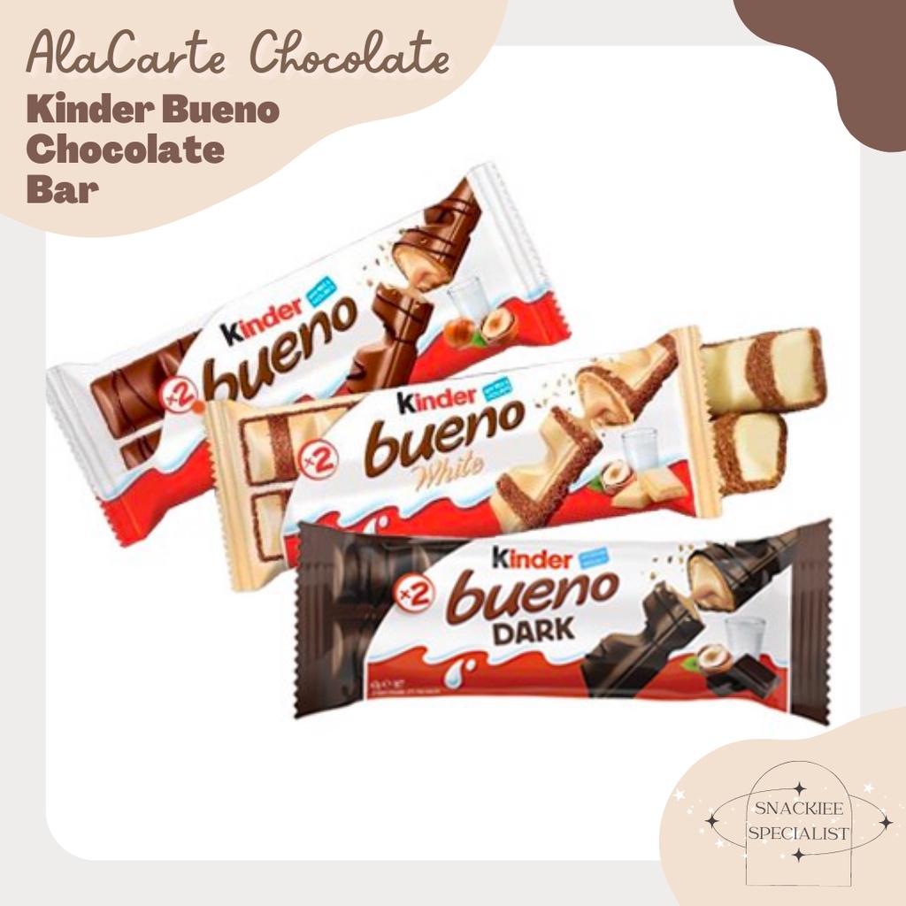 🌟Chocolate Item🌟 Kinder Bueno Chocolate Bar 43g | Shopee Malaysia