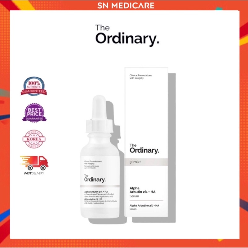 The Ordinary Alpha Arbutin 2% + HA Serum for dark spot ...
