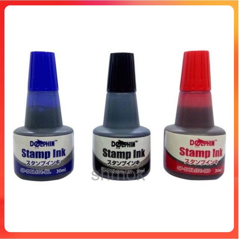 Dolphin DAKWAT PAD SETEM DOL-101 Stamp Pad Ink Refill (30ml) | Shopee ...