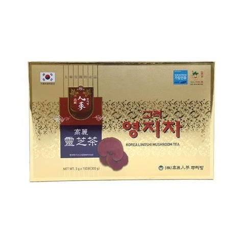 Ganoderma Ganoderma Lucidum Tea Korean Box of 100 Packs * 3g (Korean ...