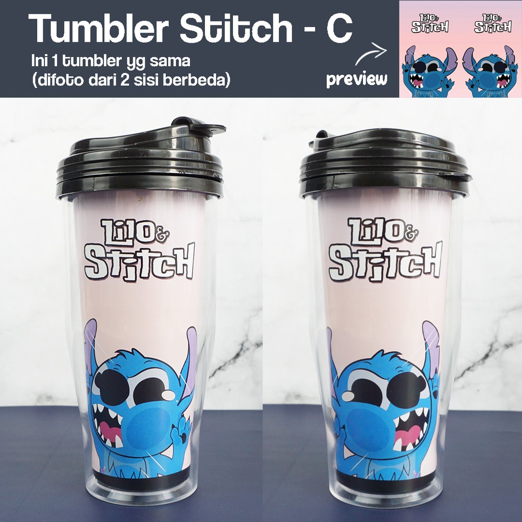 Stitch Tumbler - Cartoon Drinking Bottle For Friends Lilo Unique Tumblr ...