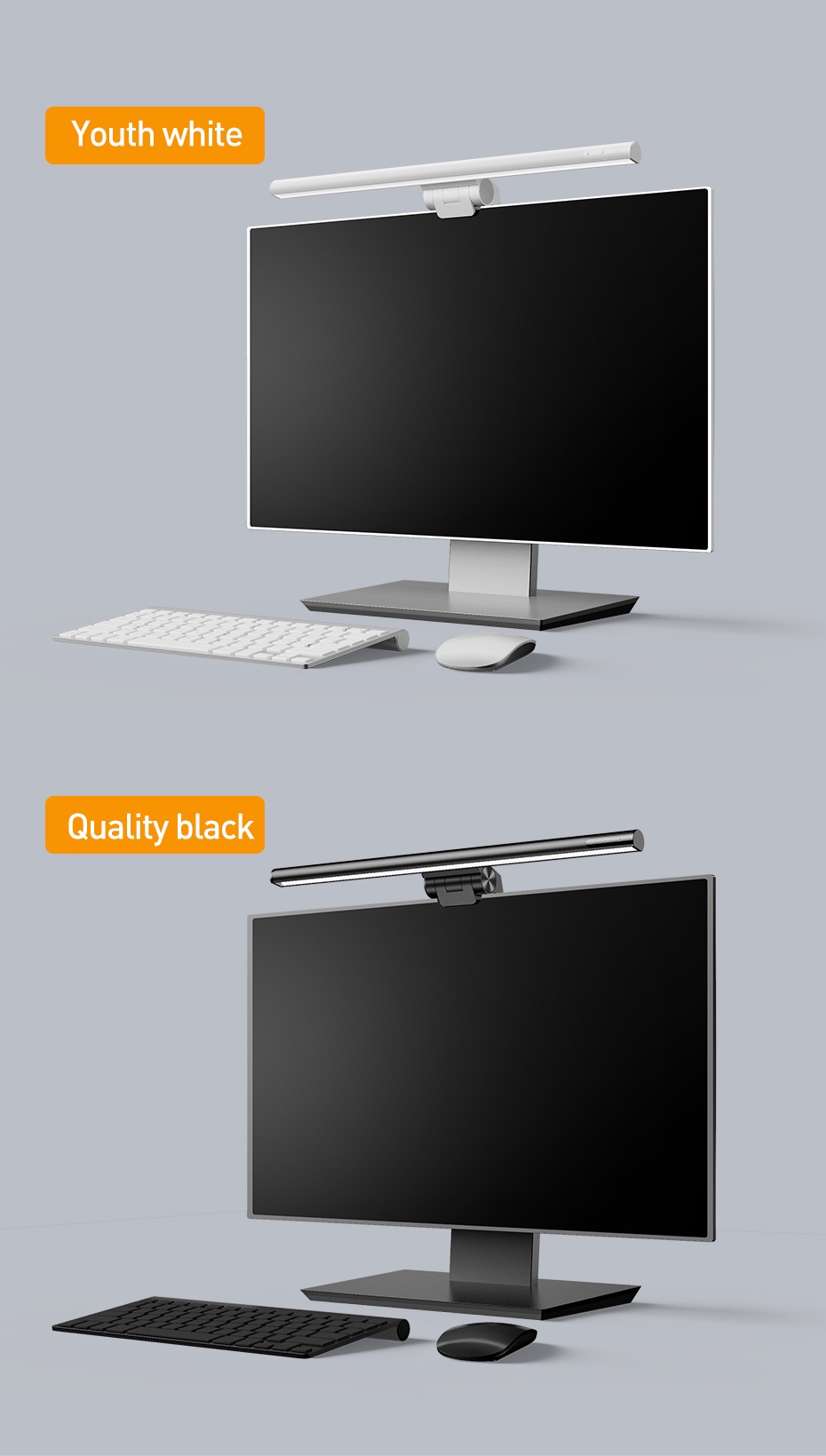 Baseus Monitor Light Desktop Laptop Screen Light Bar Screenbar Computer ...