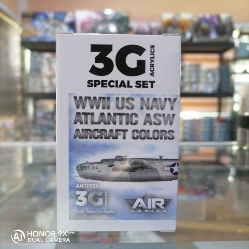 AK INTERACTIVE 3G ACRYLIC PAINT AK11731 WWII US NAVY ATLANTIC ASW ...
