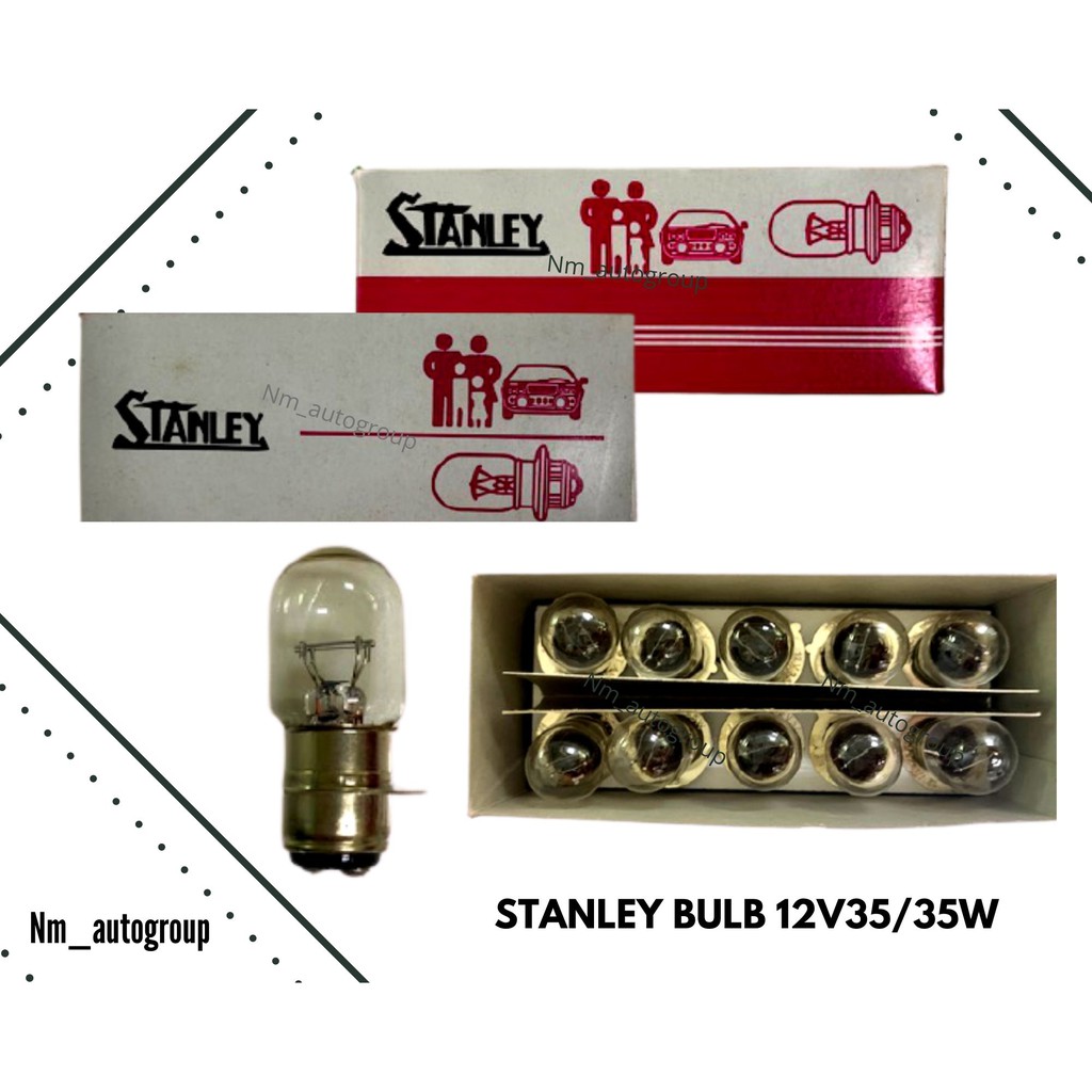 Stanley Bulb 12V35/35W (ORI) - 5 Pcs / 1 Pc | Shopee Malaysia