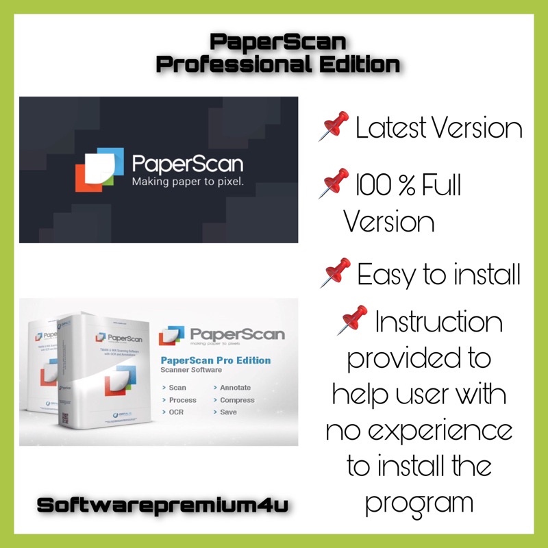 🔥【 Latest 】🔥PaperScan Pro 3.0.130 | Shopee Malaysia