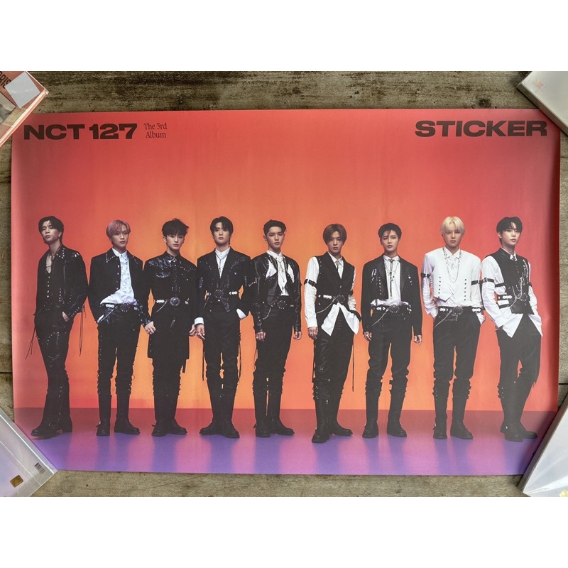 Free Tube ] Official Big Poster NCT 127 Sticker (Photobook Sticker ver ...