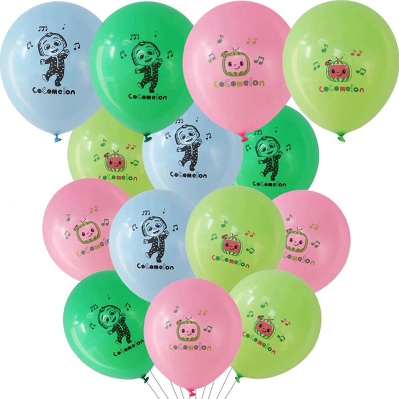 12inch Cocomelon Balloons Party Decorations Coco melon Balloons Latex ...
