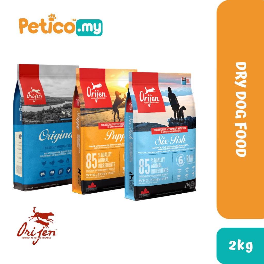 Orijen 2kg Dry Dog Food (Puppy/ Six Fish/ Original) | Shopee Malaysia