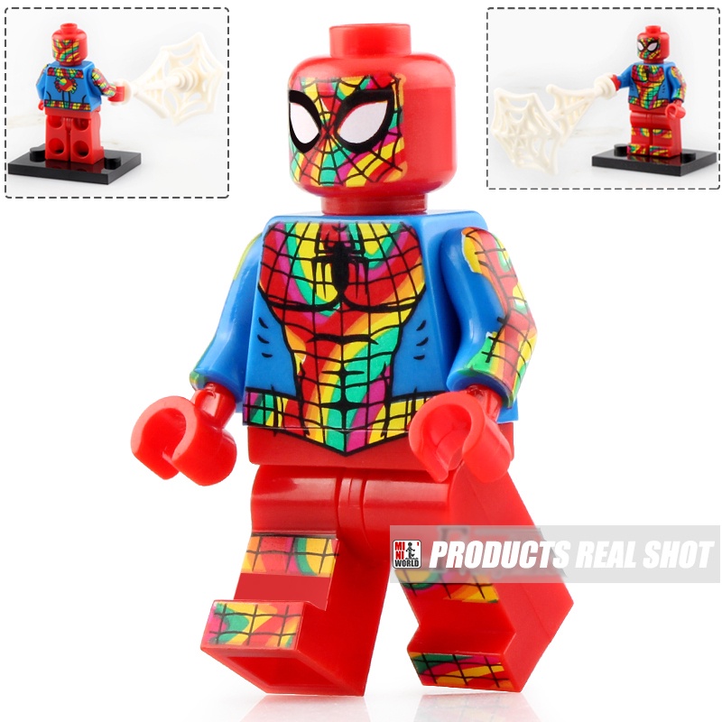 Minifigures Agent Venom Ghost Spiderman Mysterio Quentin Beck Marvel ...