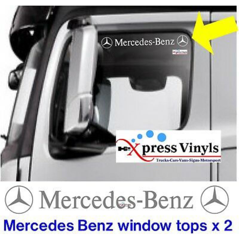 Arocs Actros truck window decals x 2. stickers graphics | Shopee Malaysia