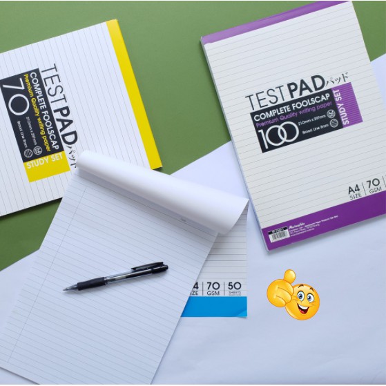 Masterprint A4 Test Pad 70 GSM (50/70/100 sheets) | Shopee Malaysia