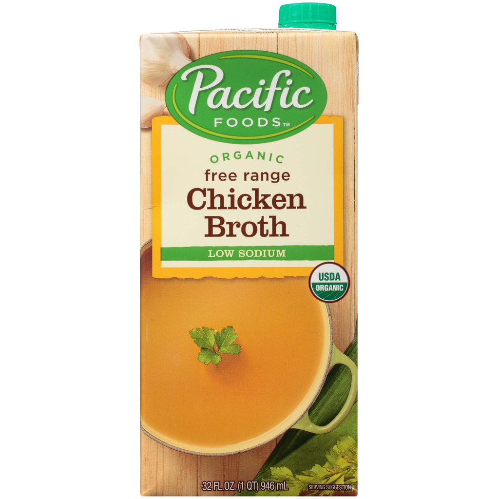Pacific Foods Organic Low Sodium Chicken Broth 946ml | Shopee Malaysia