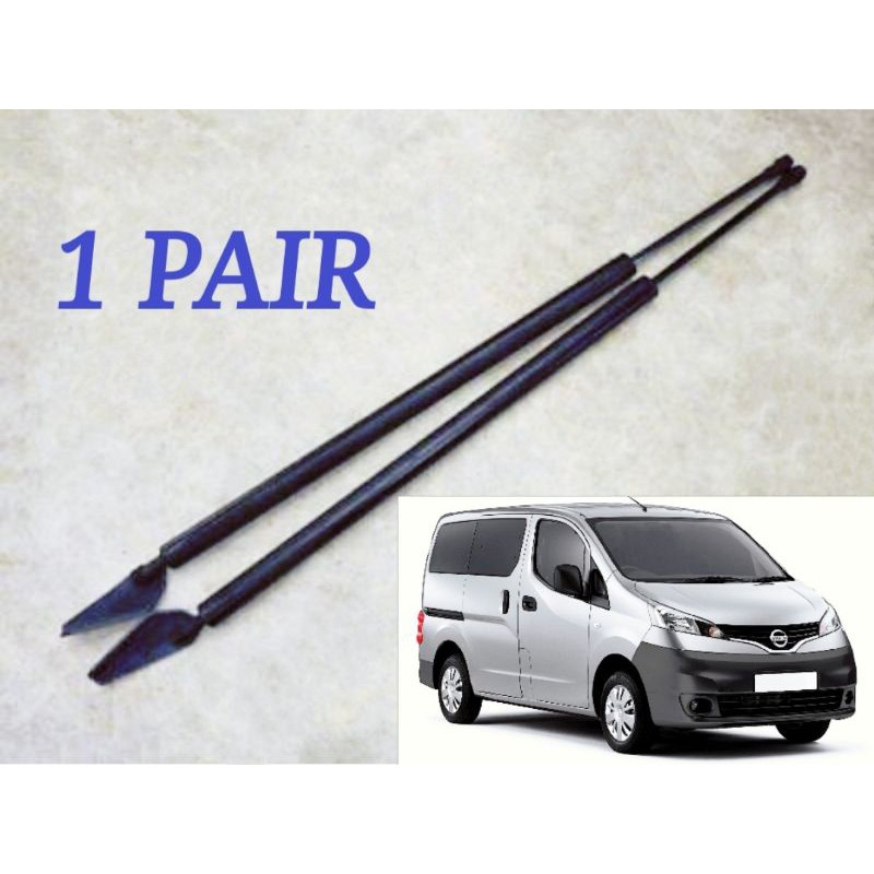 (1 PAIR) NISSAN VAN NV200 REAR BONNET REAR HOOD REAR BOOT ABSORBER ...