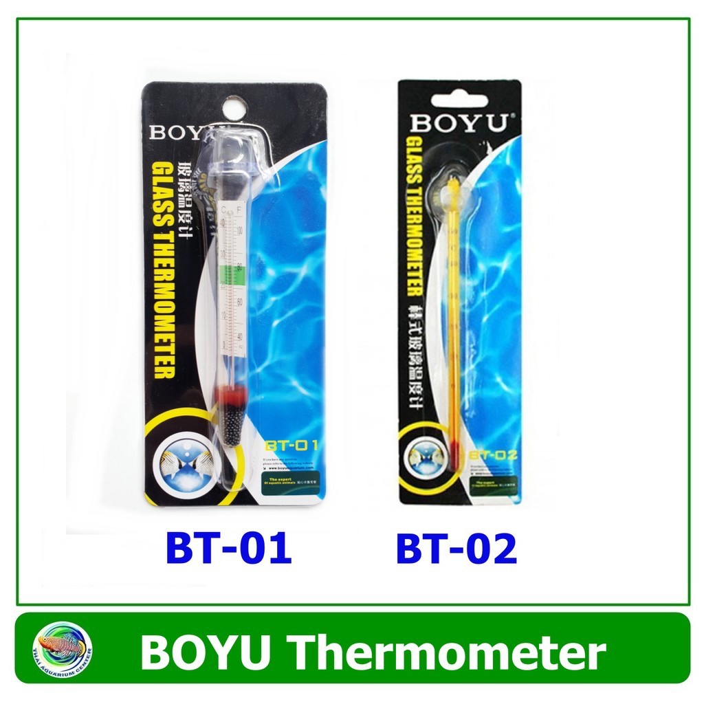 BOYU BT-01/BT-02 Thermometer Temperature Meter Glass-Mounted Water Gauge | Shopee Malaysia