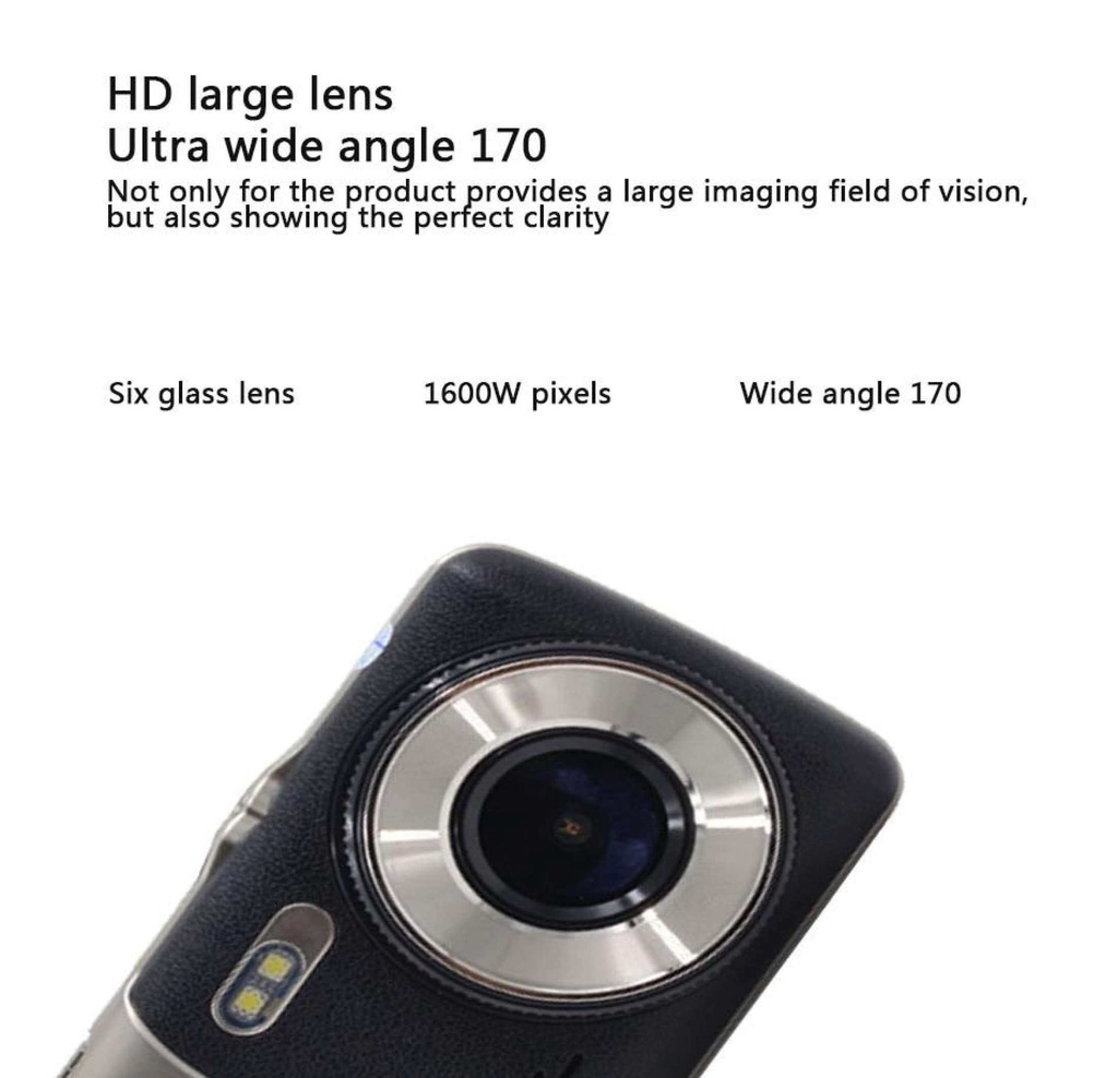 Ekleva IPS Screen Dual Lens FHD 1080P Dashboard Cam (4") | Shopee Malaysia