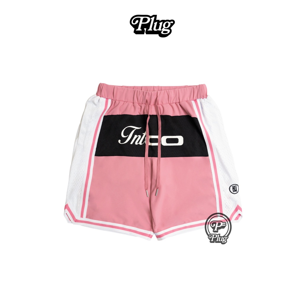 TNTCO Fusion Logo Basketball Shorts (Pink/White) | Shopee Malaysia