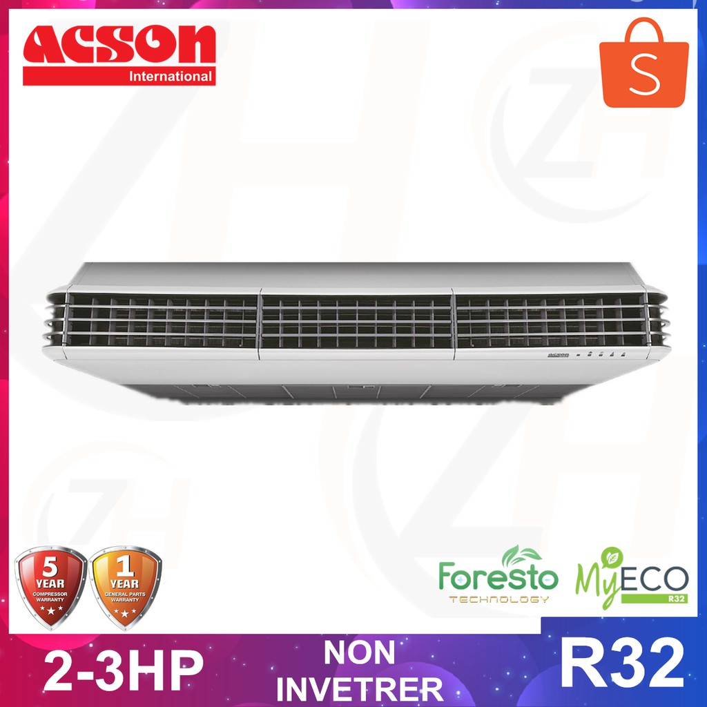 ACSON 2HP - 3HP R32 Ceiling Exposed / Ceiling Mounted MyEco A3CM SERIES A3CM20C A3CM25C A3CM30C ...