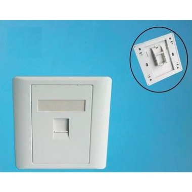 RJ45 Cat5e Cat6 Keystone Jack Network Faceplate Wall Panel Face Plate ...