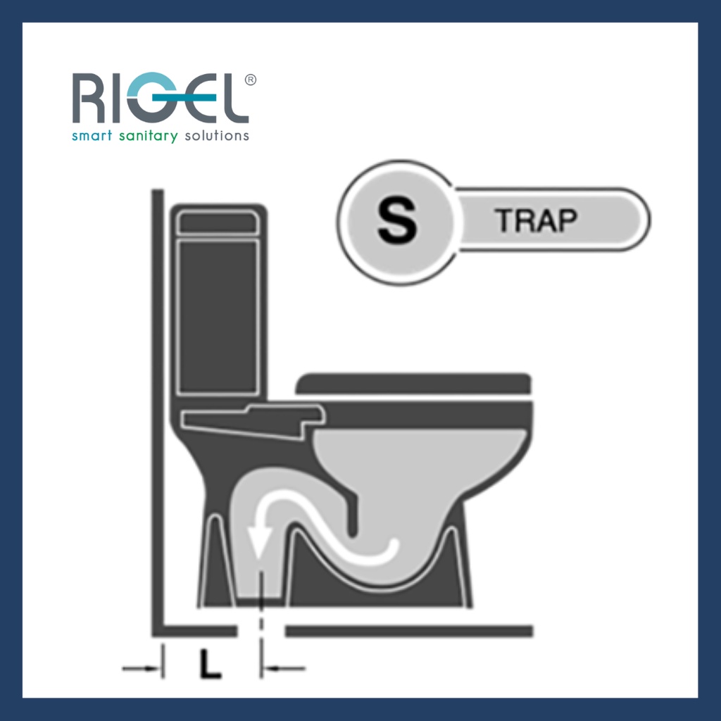 [P.O] RIGEL Ceramic Toilet Closed Coupled Water Closet WC9030F-U ...