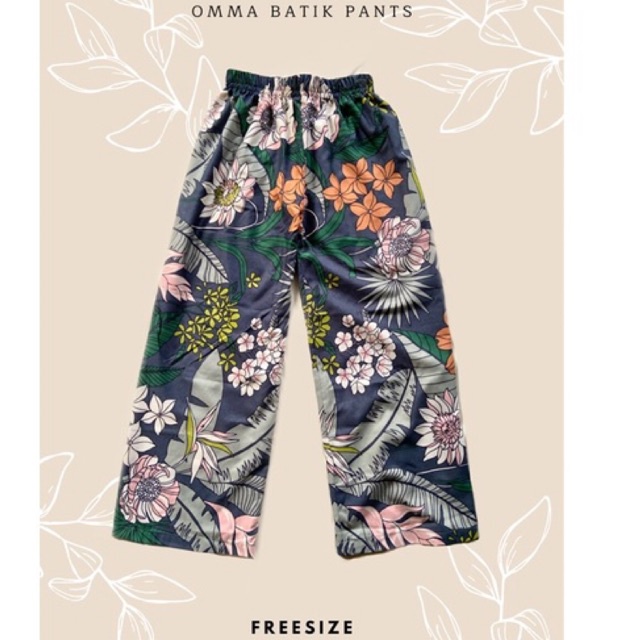 🔥PALAZO VIRAL!!!📣🔥OMMA BATIK PANTS | Shopee Malaysia