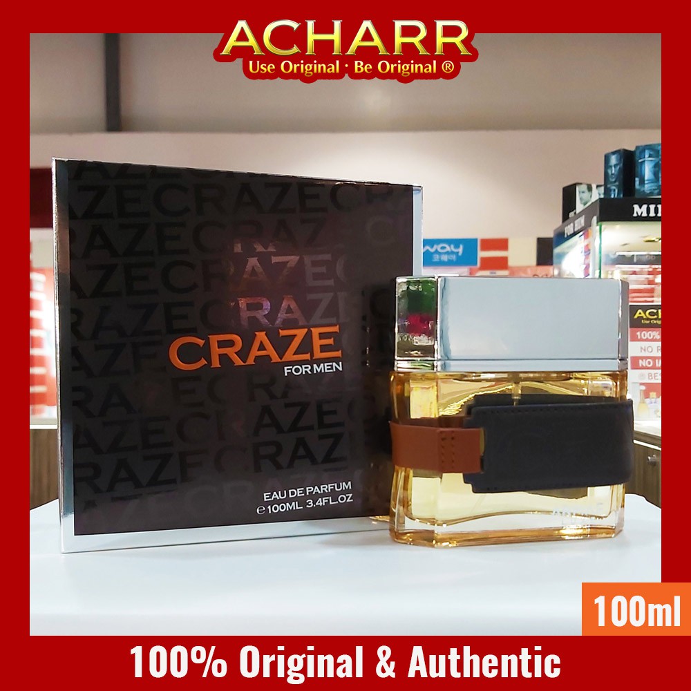 [100% Original] Armaf Craze For Men EDP Perfume (100ml) | Shopee Malaysia