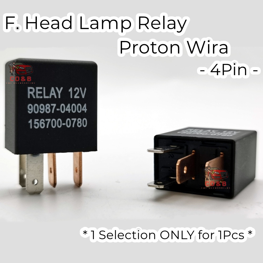 Universal / Proton Head Lamp Relay / Toyota / Perodua Head Lamp Relay ...