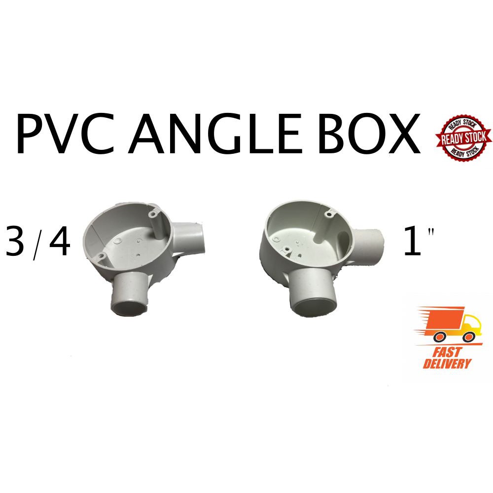 { 1PCS} 3/4/1" PVC BOX ACCESSORIES TEE/ELOW/LONG BEND/1 WAY BOX/2 WAY ...