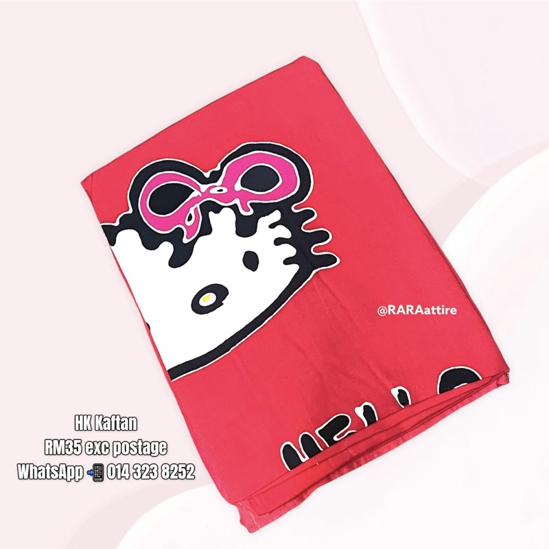 💗𝐑𝐀𝐑𝐀 𝐀𝐓𝐓𝐈𝐑𝐄💗 KAFTAN KELAWAR BATIK KELANTAN : CORAK KARTUN HELLO KTTY ...