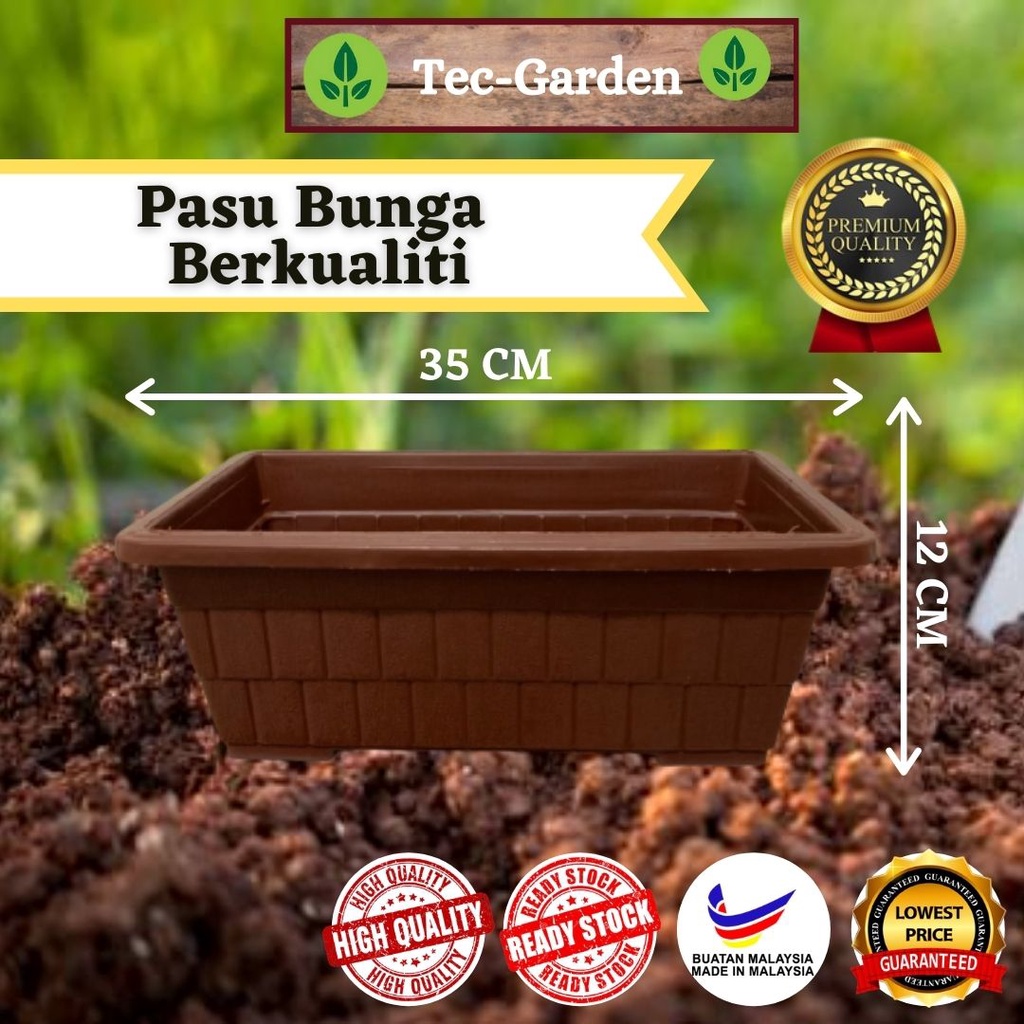 Pasu Bunga Panjang Berkualiti| Pasu Plastik Berkualiti /Long Flower Pot ...