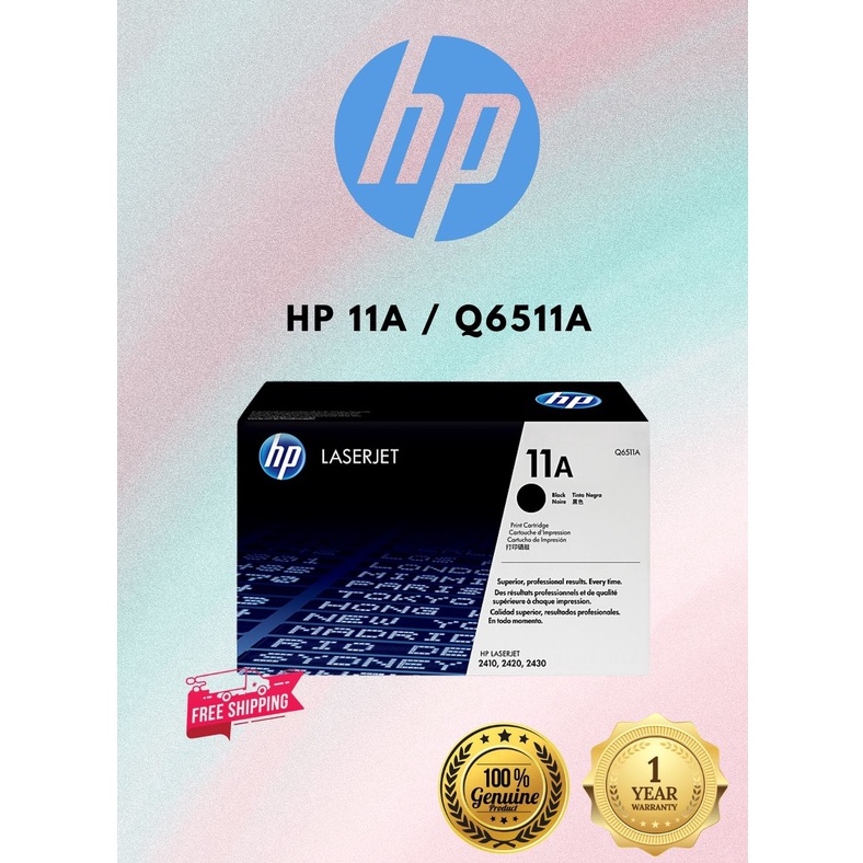 HP 11A / Q6511A ORIGINAL BLACK LASERJET TONER CARTRIDGE | Shopee Malaysia