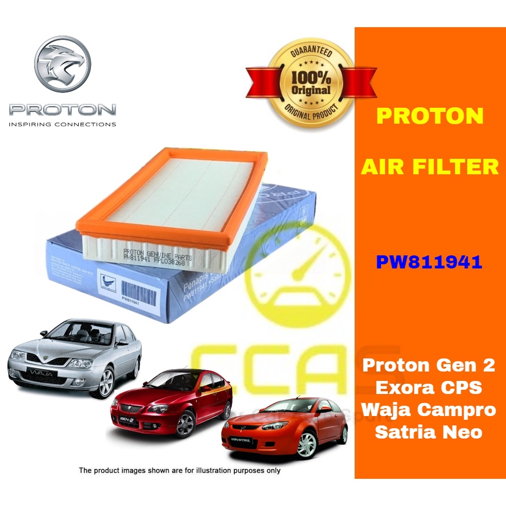 Proton Engine Air Filter - Proton Gen 2 Exora CPS Waja Campro Satria Neo - PW811941 | Shopee ...