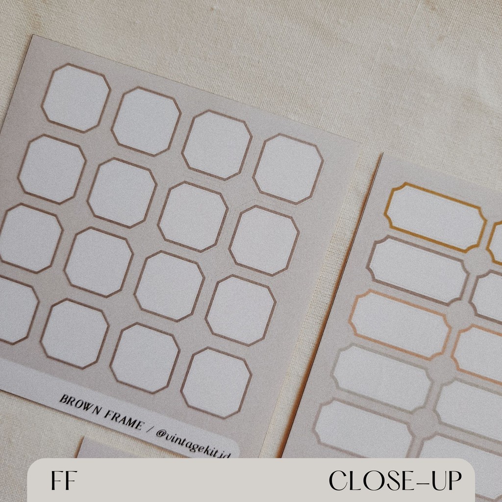 (FF) Kiss-cut Sticker Favorite Frames Stickers Bujo / Journaling ...