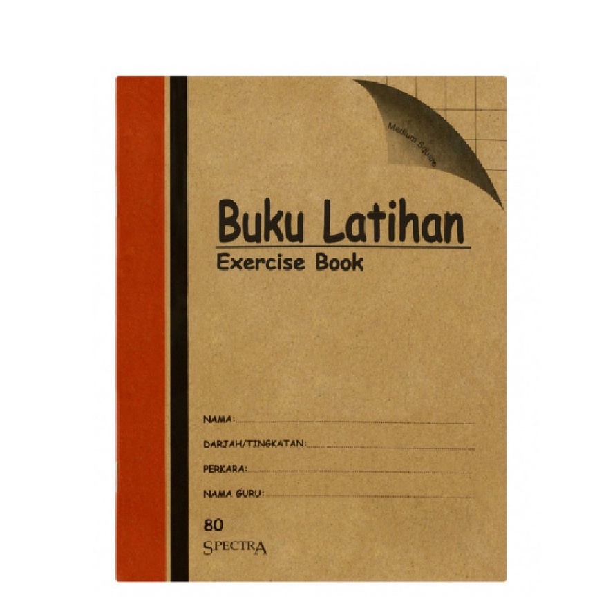 Spectra Exercise Book Medium Square (80s x 10pcs) | Shopee Malaysia