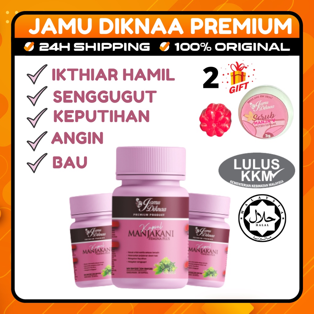 [ORIGINAL 100%+ READY STOCK] JAMU DIKNAA PREMIUM JAMU MANJAKANI ...