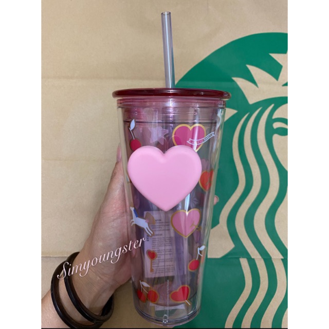 Starbucks Valentine 's Day Series Cold Cup 2020 Valentine Icons ...